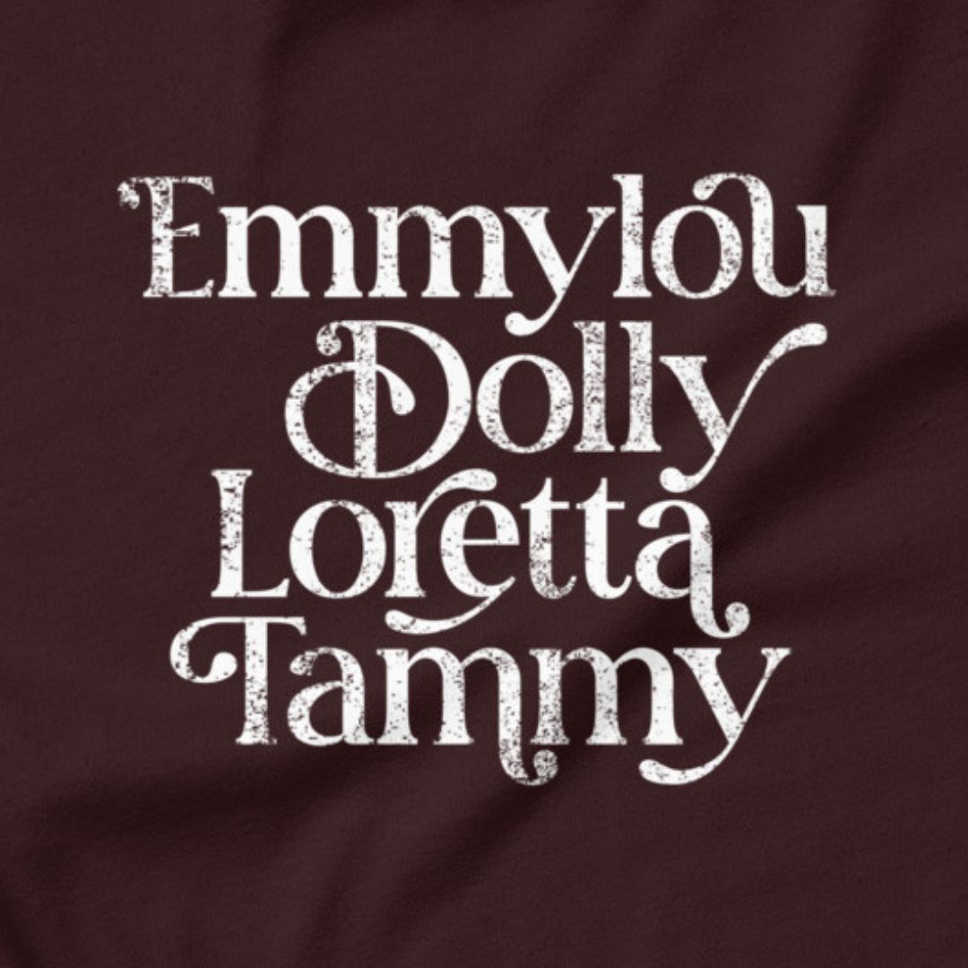 Lady Legends Tee - Country Music Shirt | Emmy Dolly Loretta Tammy – Two ...