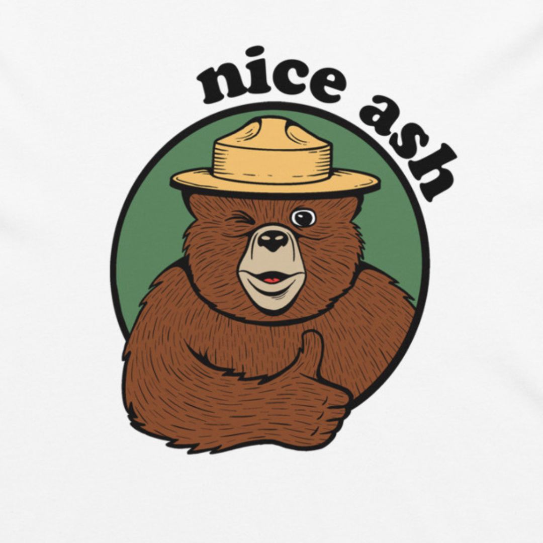 Nice Ash Colorful - Unisex Hooded Longsleeve – Two Trails Design